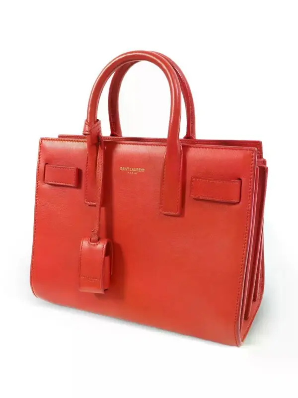 Saint Laurent Sac De Jour Tote Bag - Red
