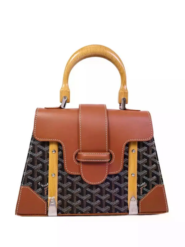 Goyard Saigon Structured Handbag - Brown