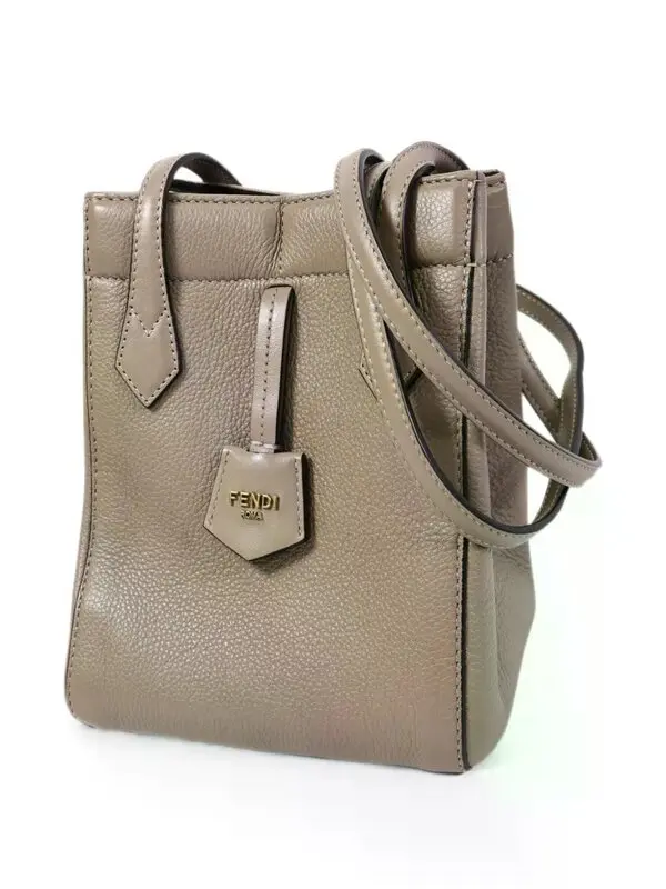Fendi Mini Origami Shoulder Bag - Grey