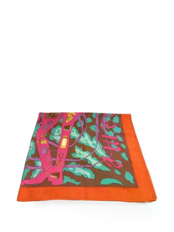 Hermès Graphic-print Scarf - Red