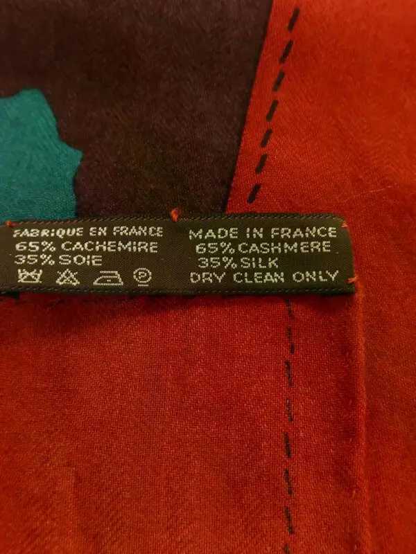 Hermès Graphic-print Scarf - Red