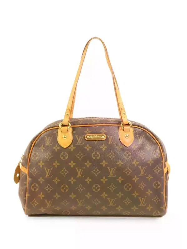 LOUIS VUITTON Monogram Montorgueil Shoulder Bag - Brown