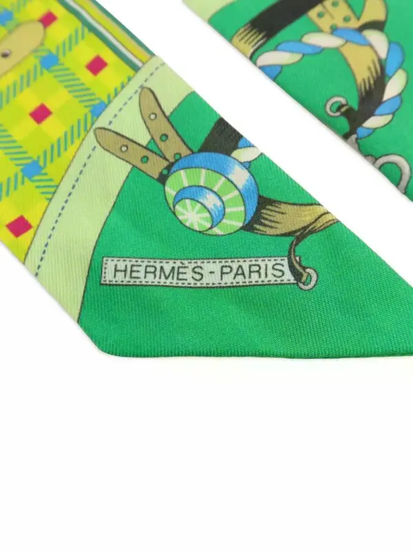 Hermès Twilly Horse-print Scarf