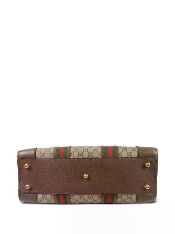 Gucci Gg Supreme Web Duffle Tote Bag
