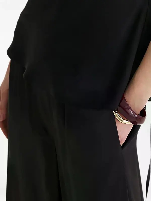 FRAMBOISE Dillan Silk Wide Leg Trousers