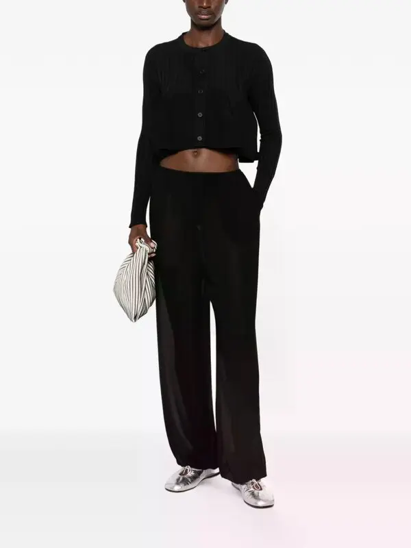 CFCL Ribbed Knit Peplum Cardigan