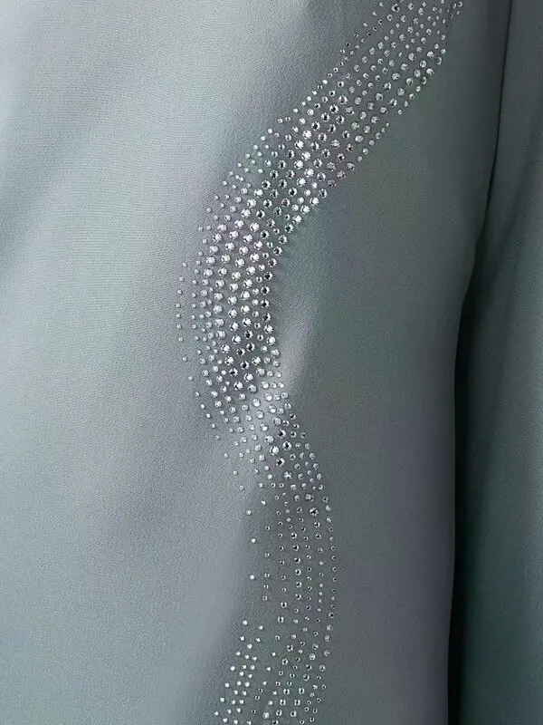 TALLER MARMO Rhinestone Embellished Maxi Dress