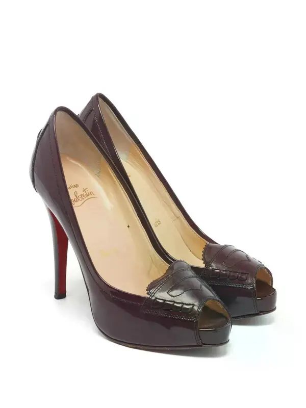 CHRISTIAN LOUBOUTIN Peniche Peep-toe Pumps