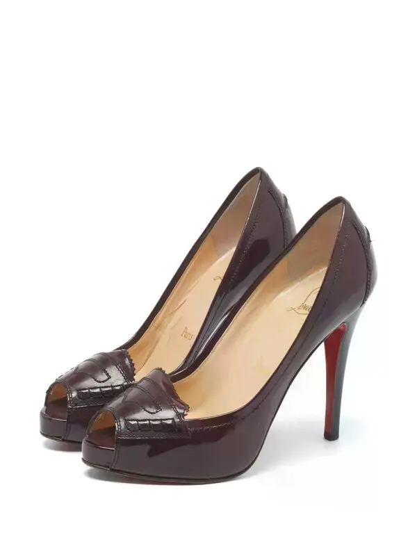 CHRISTIAN LOUBOUTIN Peniche Peep-toe Pumps