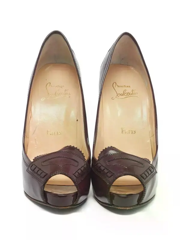 CHRISTIAN LOUBOUTIN Peniche Peep-toe Pumps