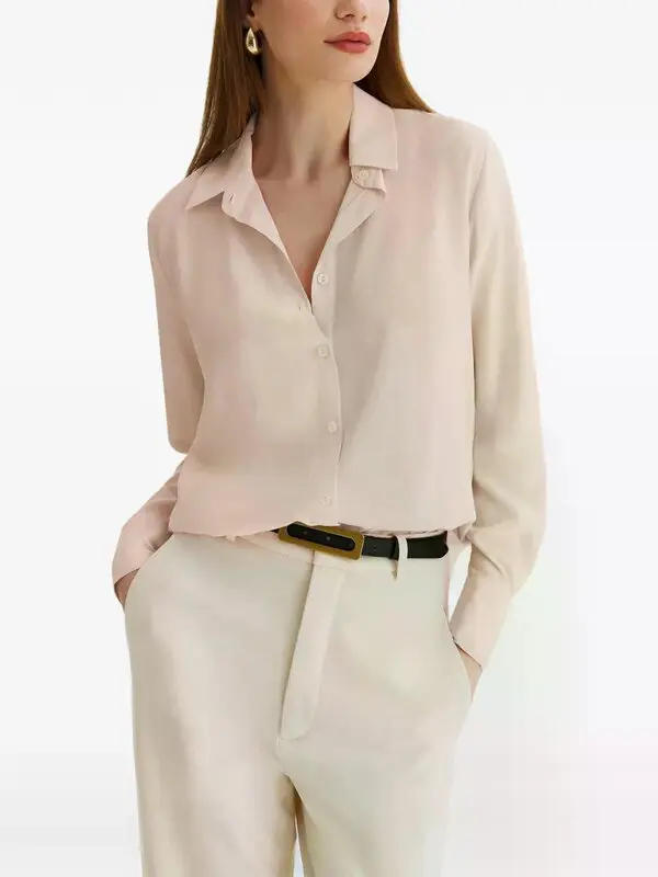 FRAMBOISE Silk Shirt - Neutrals