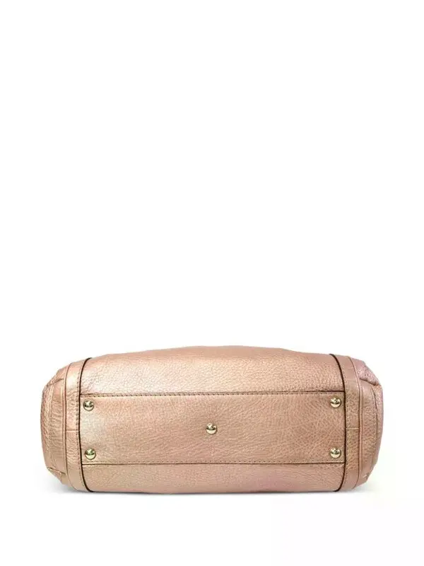 Gucci Metallic Grained Tote Bag