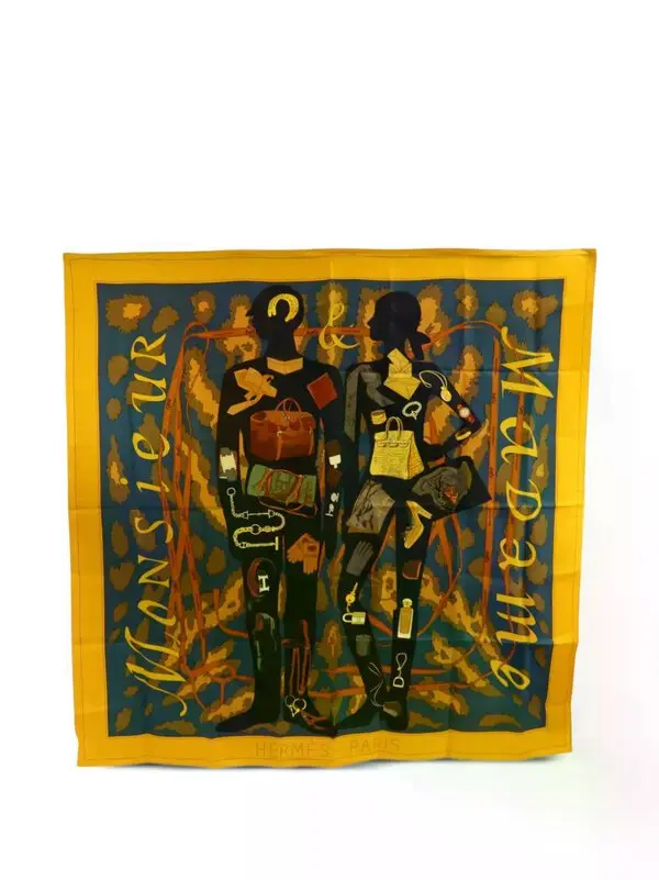 Hermès Silk Scarf - Blue
