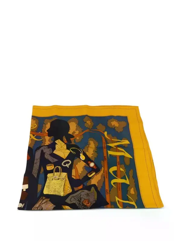 Hermès Silk Scarf - Blue