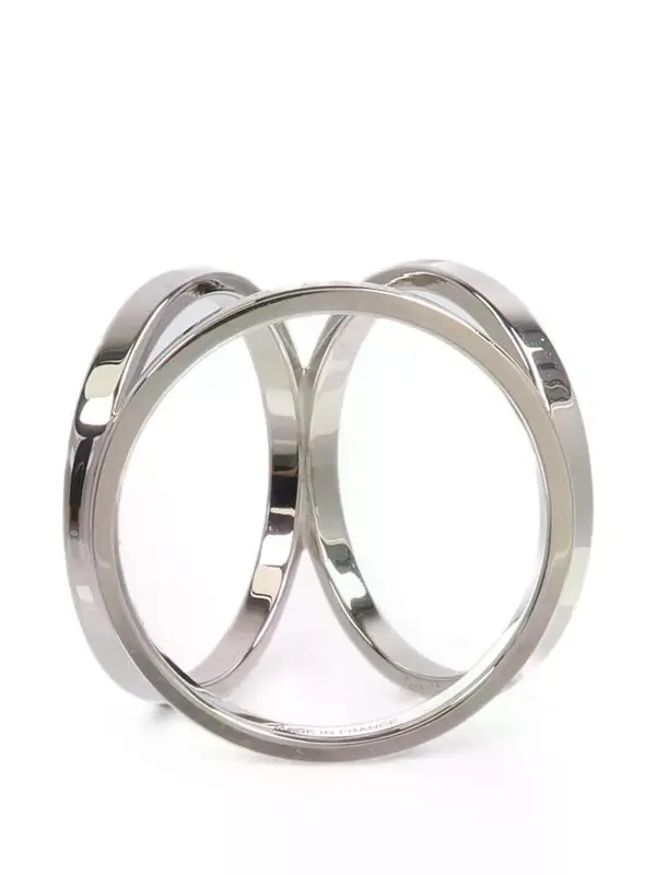 Hermès Interlocking Rings Scarf Ring - Silver