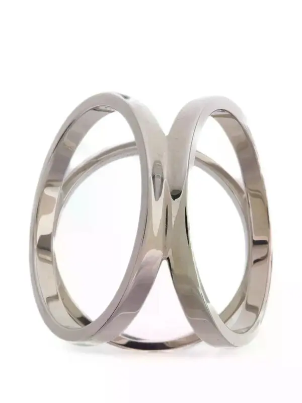 Hermès Interlocking Rings Scarf Ring - Silver
