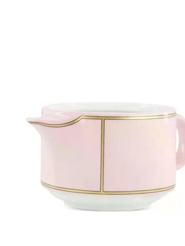 GINORI 1735 Geometric Porcelain Teapot