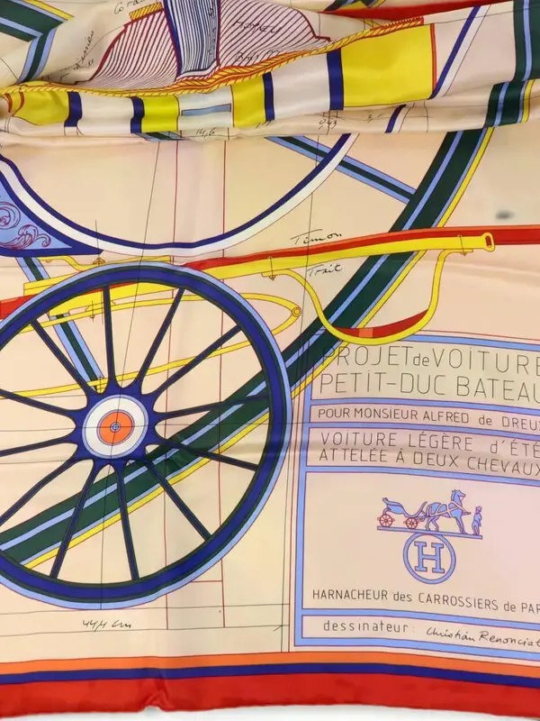 Hermès Projet De Voiture Scarf