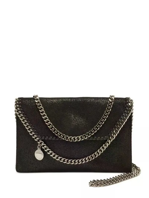 Stella McCartney Falabella Mini Flap Cross Body Bag - Black