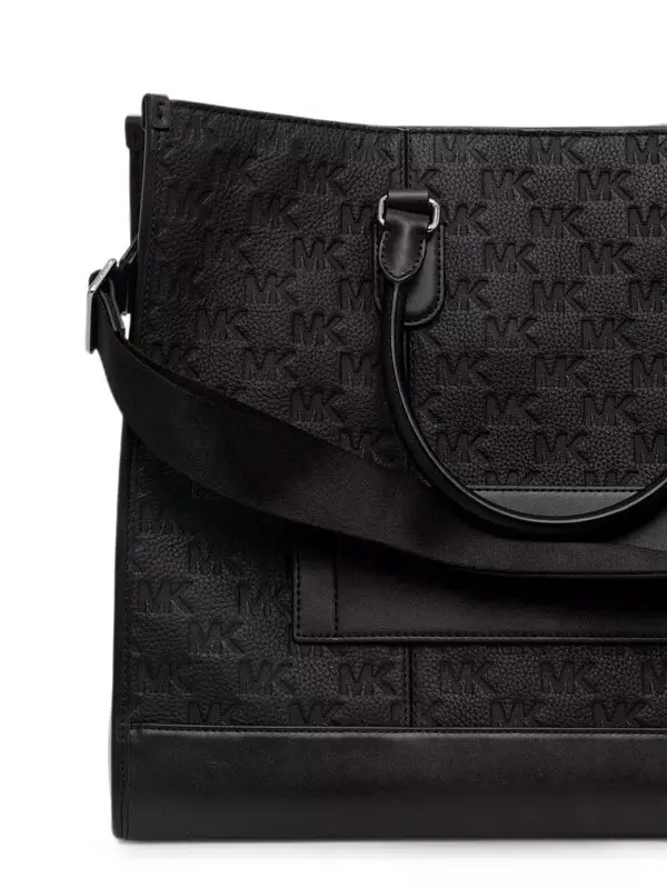 Michael Kors Jet Set Monogram Leather Tote Bag