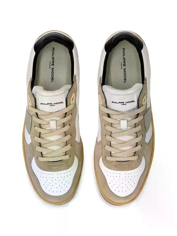 Philippe Model Panelled Sneakers With Logo Detail