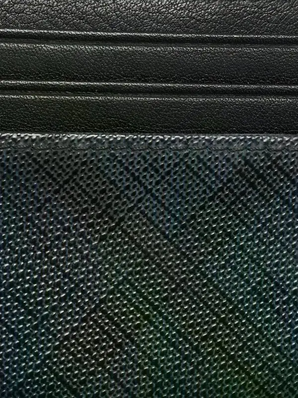 Burberry Checked Card Holder