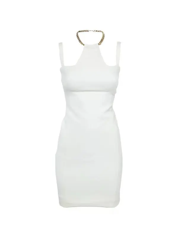 Versace Chain-detail Mini Dress