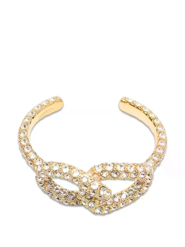 Isabel Marant Étoile Tone Crystal Cuff Bracelet - Gold