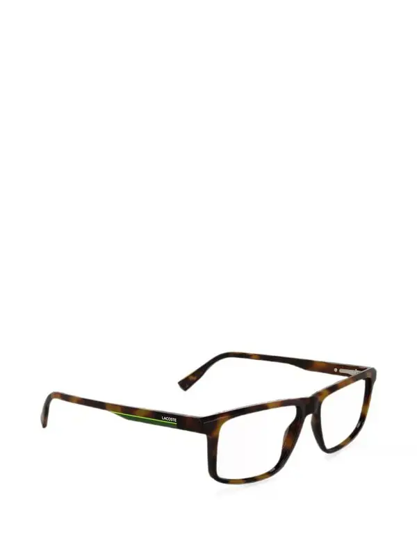 Lacoste Rectangle Frame Eyeglasses - Brown
