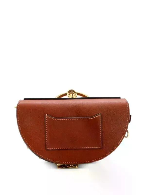 Chloé Nile Leather Mini Crossbody Bag - Brown