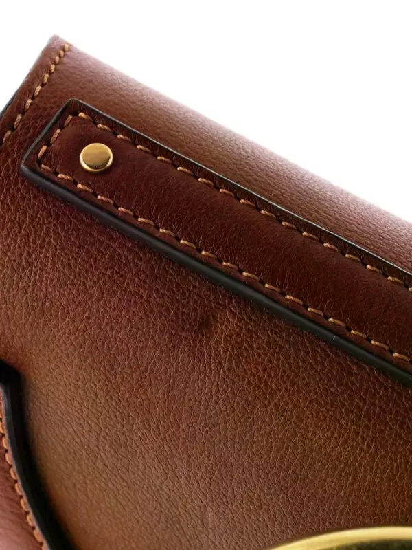 Chloé Nile Leather Mini Crossbody Bag - Brown