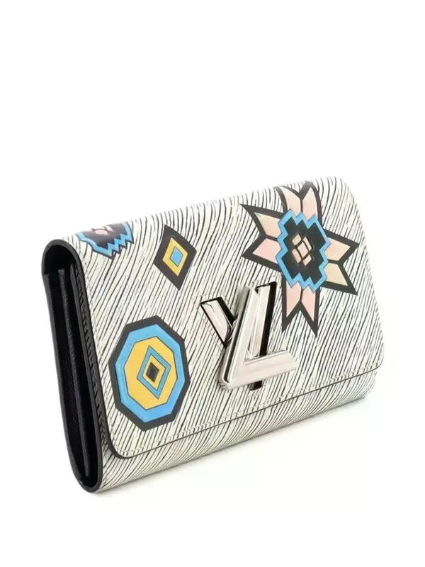 LOUIS VUITTON Twist Wallet Limited Edition Printed Epi Leather Small Wallets