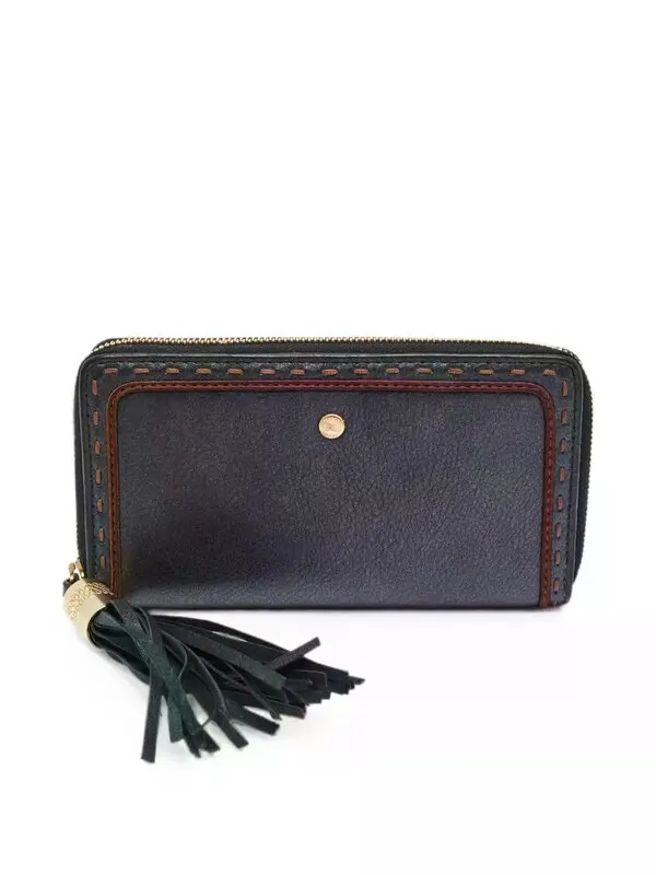 LANCEL Tassel-detail Wallet - Grey