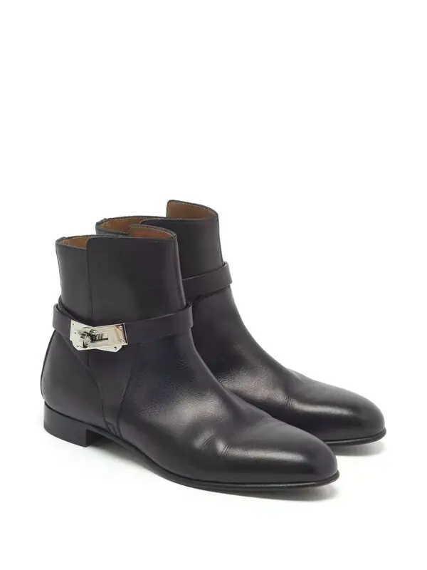 Hermès Neo Leather Ankle Boots