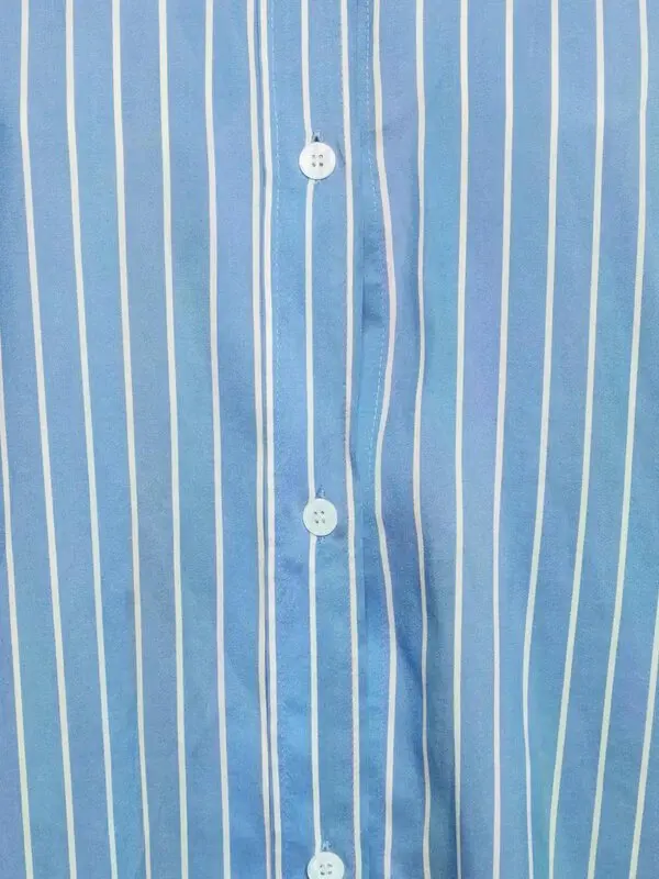 ISABEL MARANT VINTAGE Striped Oversized Shirt - Blue