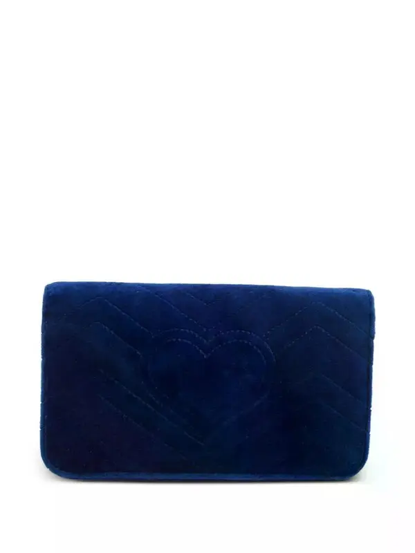 Gucci Marmont Chevron Quilted Shoulder Bag