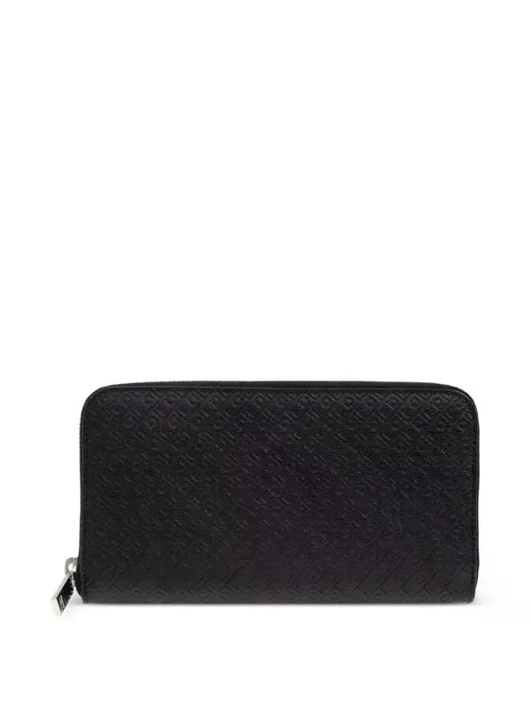 FERRAGAMO Logo-embossed Leather Wallet - Black