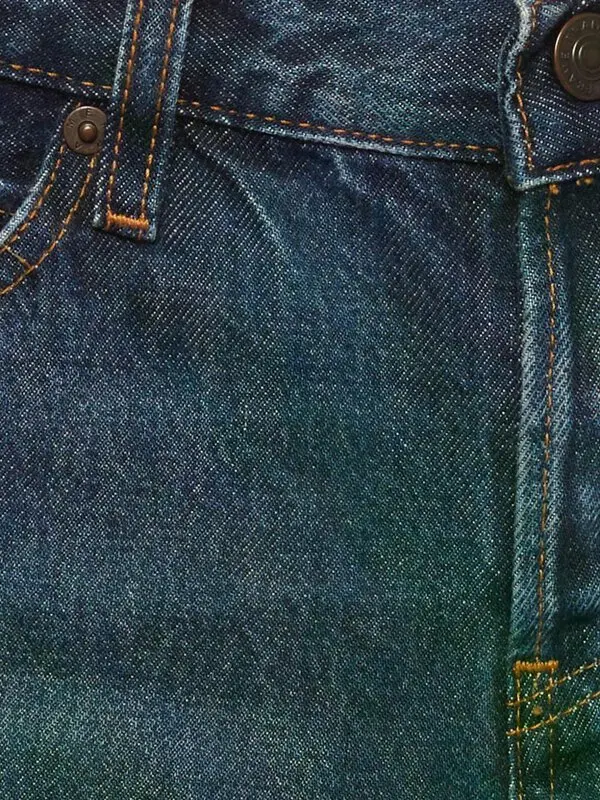 FRAME X Amelia Gray Logo-patch Wide-leg Jeans