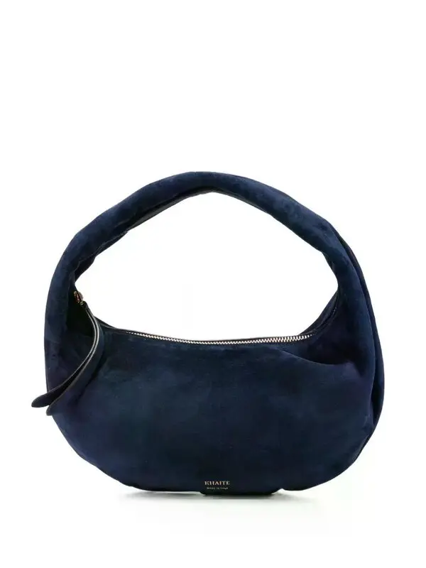 Khaite Olivia Suede Tote Bag - Blue