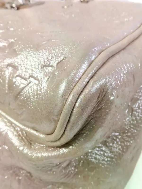 LOUIS VUITTON 2008 Monogram Shimmer Calfskin Tote Bag - Silver