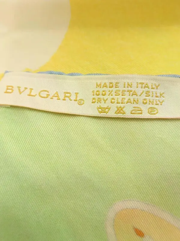 BVLGARI Illustrative-print Silk Scarf