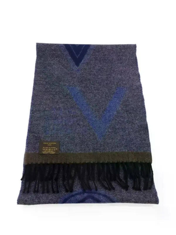 LOUIS VUITTON Sticker Scarf - Blue
