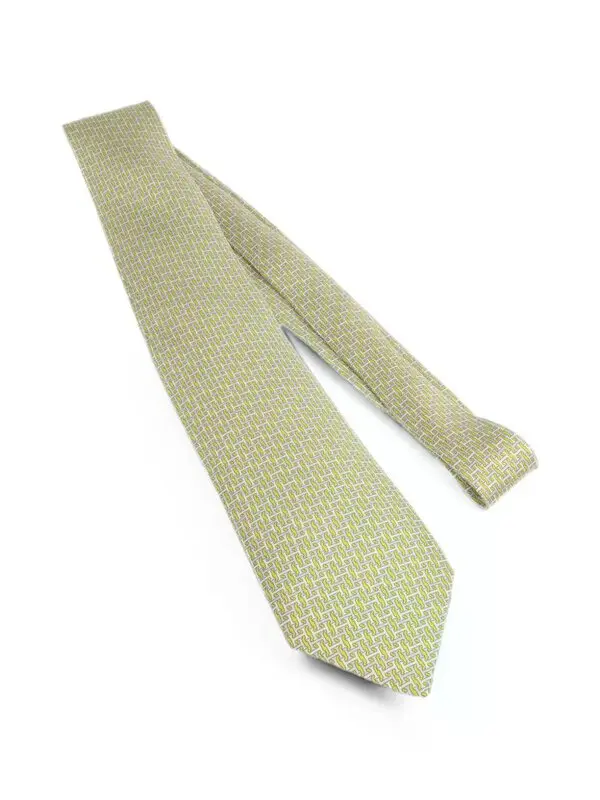 Hermès Silk Neck Tie - Grey