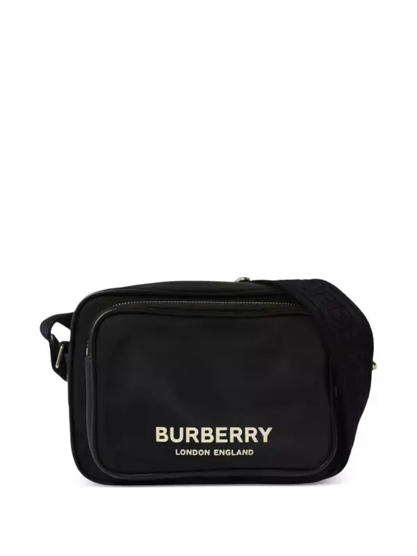 Burberry Logo Detail Zip-fastening Crossbody Bag - Black