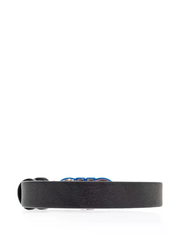 FERRAGAMO Gancini Buckle Calf Leather Bracelet