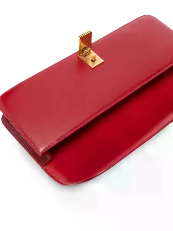Khaite Blake Leather Clutch Bag - Red