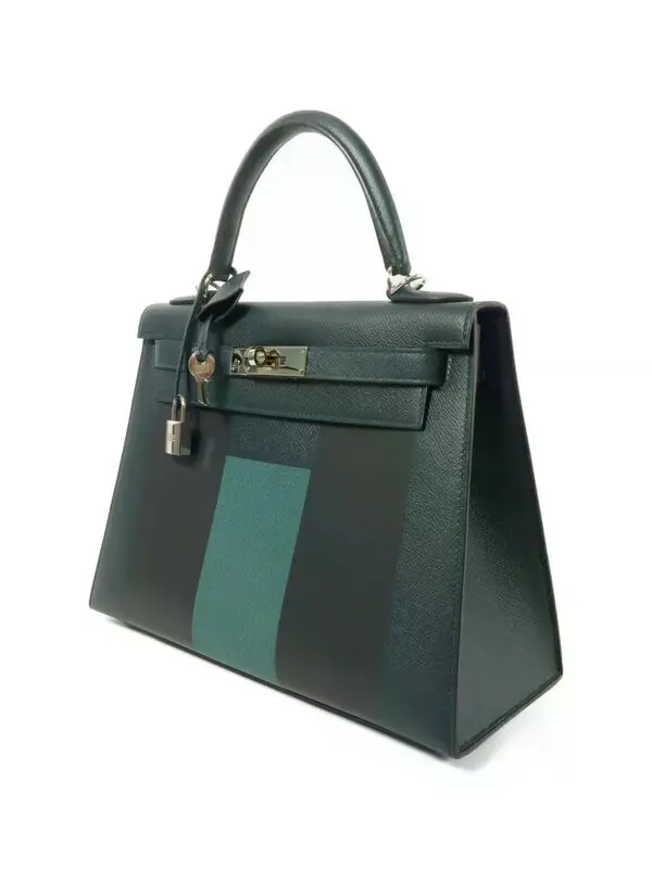 Hermès Leather Tote Bag - Green