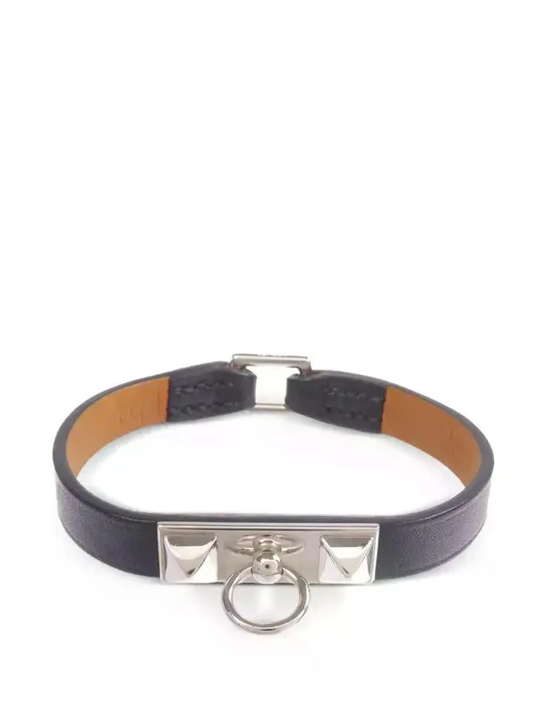 Hermès Rivale Leather Bracelet