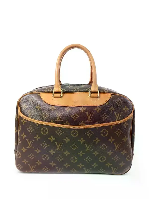 LOUIS VUITTON Monogram Canvas Deauville Duffle Bag - Brown