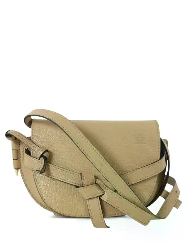 Loewe Mini Gate Shoulder Bag - Neutrals